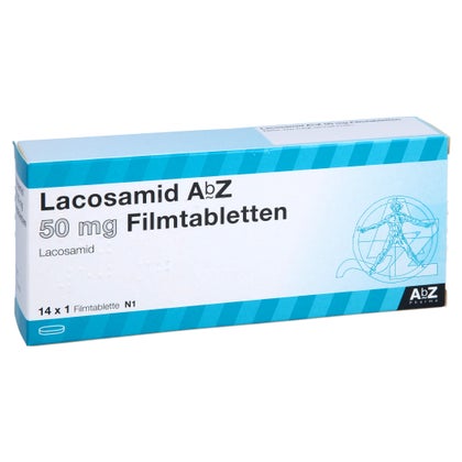Lacosamid AbZ 50 mg Filmtabletten 14 St mit E-Rezept kaufen | DocMorris