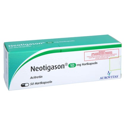 Neotigason 10 mg Hartkapseln 50 St mit E-Rezept kaufen | DocMorris