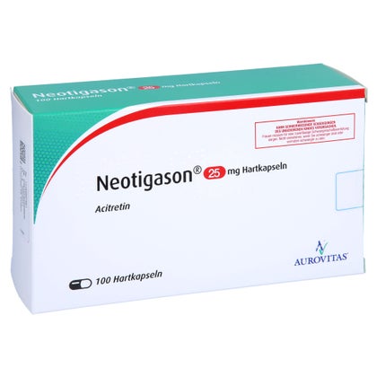 Neotigason 25 mg Hartkapseln 100 St mit E-Rezept kaufen | DocMorris