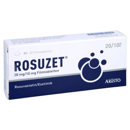 Rosuzet 20 Mg/10 mg Filmtabletten 30 St mit E-Rezept kaufen | DocMorris