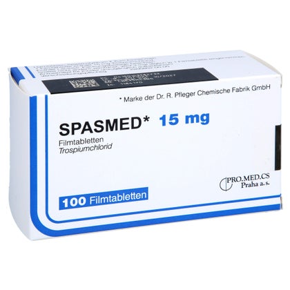 Spasmed 15 mg Filmtabletten 100 St mit E-Rezept kaufen | DocMorris