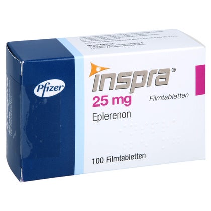 Inspra 25 mg Filmtabletten 100 St mit E-Rezept kaufen | DocMorris