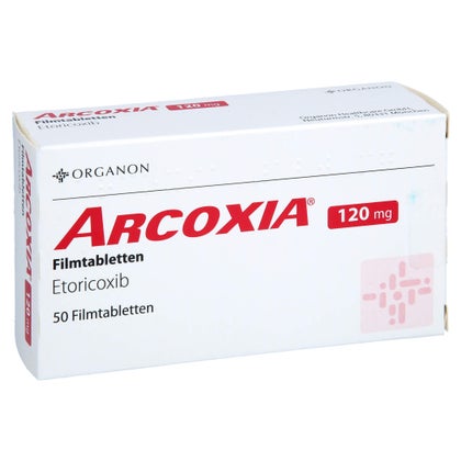 Arcoxia 120 mg Filmtabletten 50 St mit E-Rezept kaufen | DocMorris