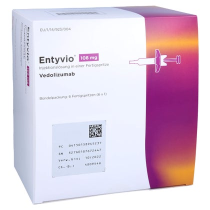 ENTYVIO 108 mg Injektionslösung i.e.Fertigspritze 6 St mit E-Rezept ...