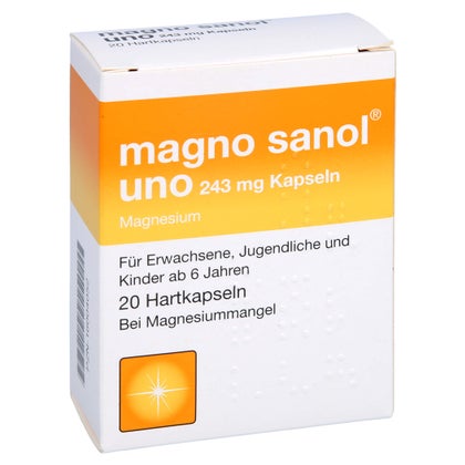 Magno Sanol uno 243 mg Kapseln 20 St online kaufen | DocMorris