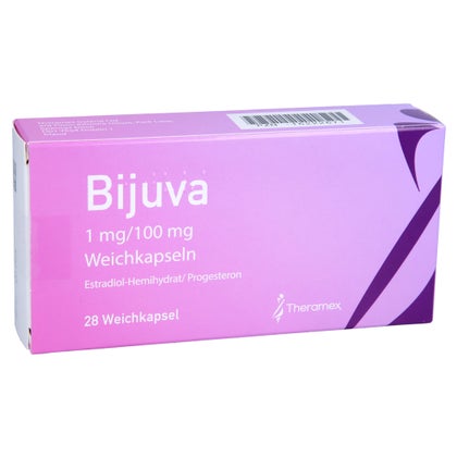 Bijuva 1 Mg/100 mg Weichkapseln 28 St mit E-Rezept kaufen | DocMorris