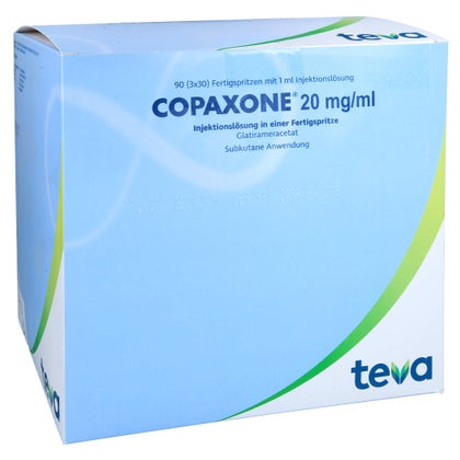 COPAXONE 20 mg/ml Injektionslösung i.e.Fertigspr. 90 St mit E-Rezept ...