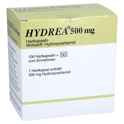 Hydrea 500 mg Hartkapseln 100 St mit E-Rezept kaufen | DocMorris