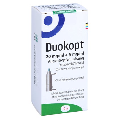 Duokopt 20 Mg/ml + 5 mg/ml Augentropfen 10 ml mit E-Rezept kaufen ...
