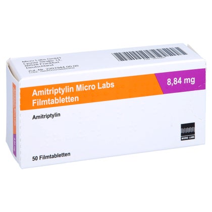 AMITRIPTYLIN Micro Labs 8,84 mg Filmtabletten 50 St mit E-Rezept kaufen ...
