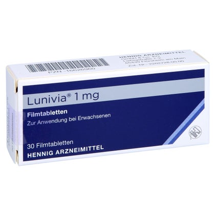 Lunivia 1 mg Filmtabletten 30 St mit E-Rezept kaufen | DocMorris