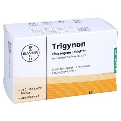Trigynon Überzogene Tabletten 126 St mit E-Rezept kaufen | DocMorris