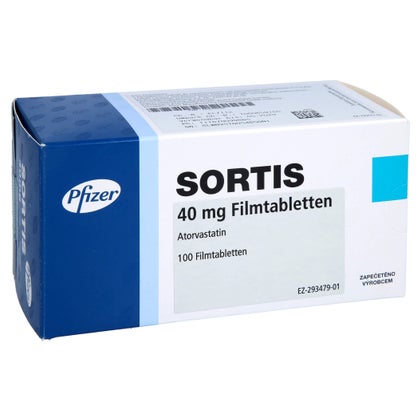 Sortis 40 mg Filmtabletten 100 St mit E-Rezept kaufen | DocMorris