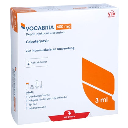 VOCABRIA 600 mg Depot-Injektionssuspension 1X3 ml mit E-Rezept kaufen ...