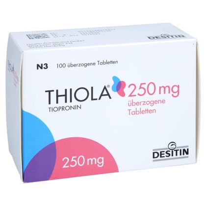 Thiola 250 mg überzogene Tabletten 100 St mit E-Rezept kaufen | DocMorris