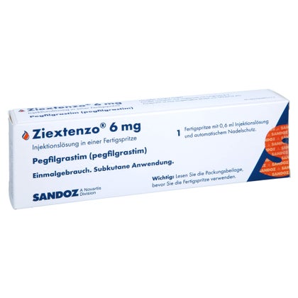 ZIEXTENZO 6 mg Inj.-Lsg.Fertigspr.m.autom.Nadels. 1 St mit E-Rezept ...
