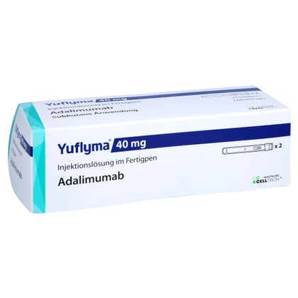 YUFLYMA 40 mg/0,4 ml Inj.-Lösung im Fertigpen 2 St mit E-Rezept kaufen ...