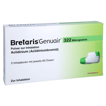 BRETARIS Genuair 322 µg Pulver z.Inhalation 3x60ED 3 St mit E-Rezept ...