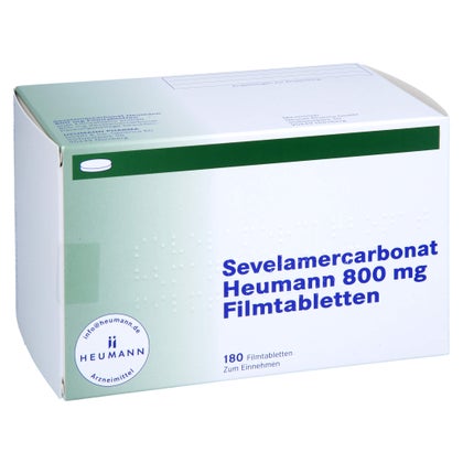 Sevelamercarbonat Heumann 800 mg Filmtab 180 St mit E-Rezept kaufen ...