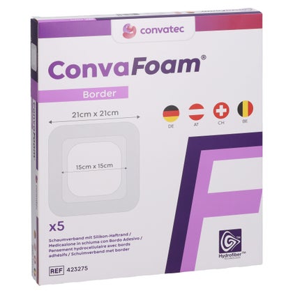 Convafoam Schaumverband Border 21x21 Cm 5 St online kaufen | DocMorris