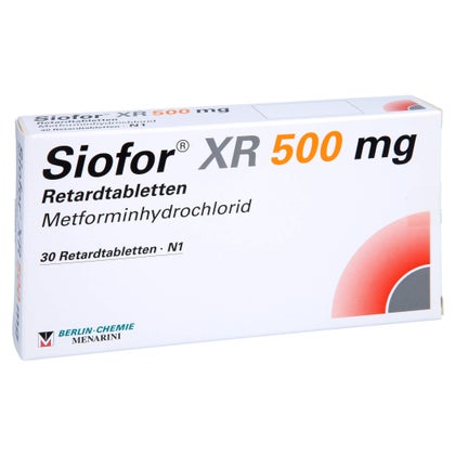 Siofor XR 500 mg Retardtabletten 30 St mit E-Rezept kaufen | DocMorris