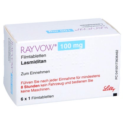Rayvow 100 mg Filmtabletten 6 St mit E-Rezept kaufen | DocMorris