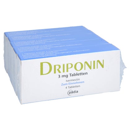 Driponin 3 mg Tabletten 5X4 St mit E-Rezept kaufen | DocMorris
