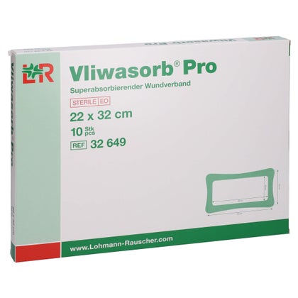 Vliwasorb Pro Superabsorb.komp.steril 22x32 Cm 10 St online kaufen ...