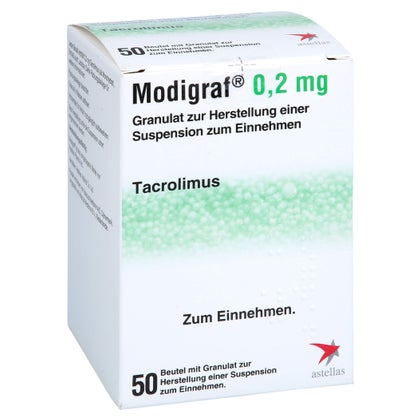 MODIGRAF 0,2 mg Granulat z.Herstell.e.Susp.z.Einn. 50 St mit E-Rezept ...