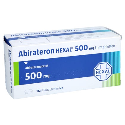 Abirateron Hexal 500 mg Filmtabletten 112 St mit E-Rezept kaufen | DocMorris