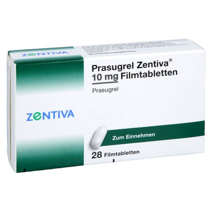 Prasugrel Zentiva 10 Mg Filmtabletten 28 St mit E-Rezept kaufen | DocMorris