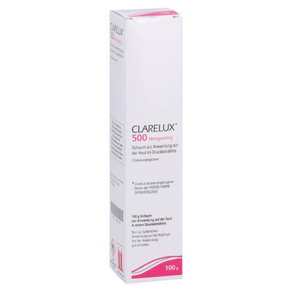 CLARELUX 500 µg/g Schaum z.Anwendung a.d.Haut 100 g mit E-Rezept kaufen ...