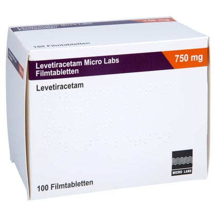 LEVETIRACETAM Micro Labs 750 mg Filmtabletten 100 St mit E-Rezept ...