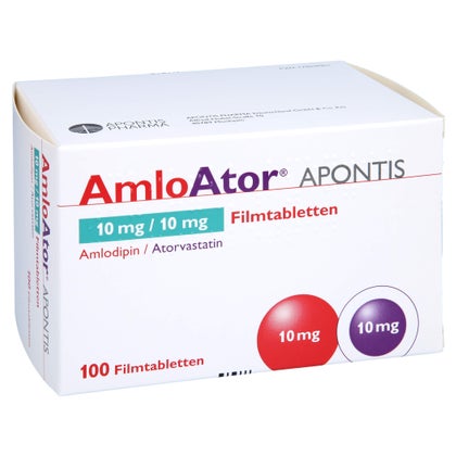 AMLOATOR APONTIS 10 mg/10 mg Filmtabletten 100 St mit E-Rezept kaufen ...