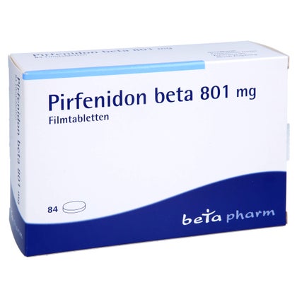 Pirfenidon beta 801 mg Filmtabletten 84 St mit E-Rezept kaufen | DocMorris