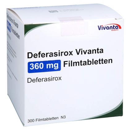 DEFERASIROX Vivanta 360 mg Filmtabletten 300 St mit E-Rezept kaufen ...