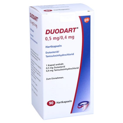 Duodart 0,5 Mg/0,4 mg Hartkapseln 90 St mit E-Rezept kaufen | DocMorris