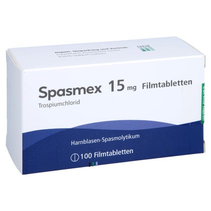 Spasmex 15 mg Filmtabletten 100 St mit E-Rezept kaufen | DocMorris