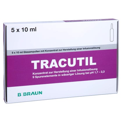 TRACUTIL Konzentrat z.Herst.einer Infusionslösung 5X10 ml mit E-Rezept ...