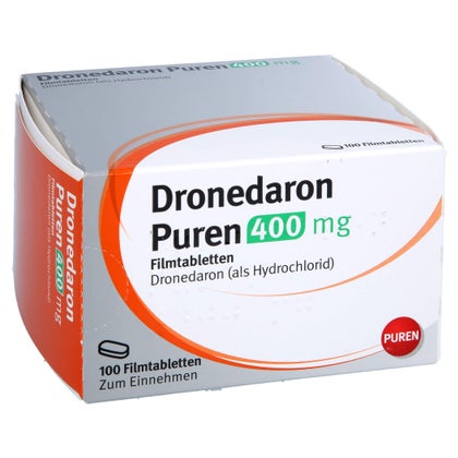 Dronedaron Puren 400 mg Filmtabletten 100 St mit E-Rezept kaufen ...