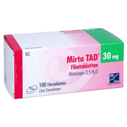 Mirta TAD 30 mg Filmtabletten 100 St mit E-Rezept kaufen | DocMorris