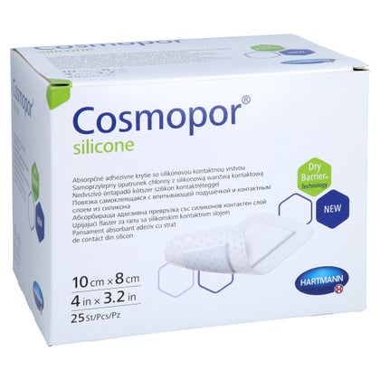 Cosmopor Silicone Wundverband 8x10 cm 25 St online kaufen | DocMorris