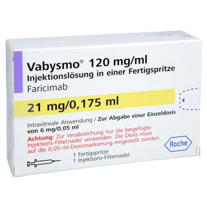 Vabysmo 120 Mg/ml Injektionslösung I.e.fertigspr. 1 St mit E-Rezept ...