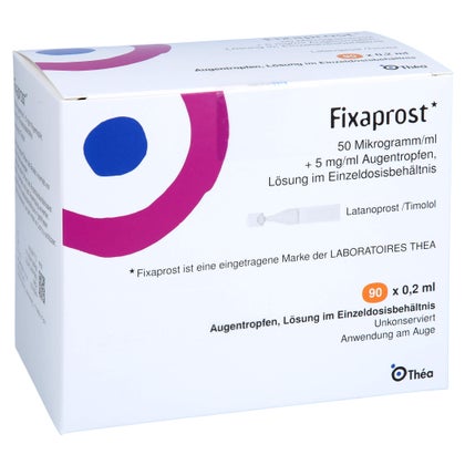 FIXAPROST 50 Mikrogramm/ml + 5 mg/ml Augentr.EDP 90X0,2 ml mit E-Rezept ...