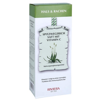 Riviera Spitzwegerich Saft mit Vitamin C 250 ml online kaufen | DocMorris