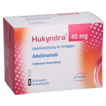 HUKYNDRA 40 mg/0,4 ml Inj.-Lösung im Fertigpen 6X0,4 ml mit E-Rezept ...