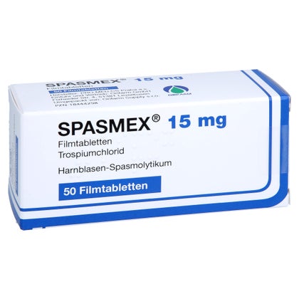 Spasmex 15 mg Filmtabletten 50 St mit E-Rezept kaufen | DocMorris