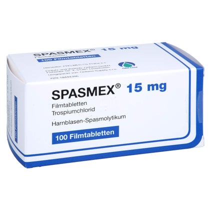 Spasmex 15 mg Filmtabletten 100 St mit E-Rezept kaufen | DocMorris
