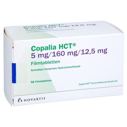 Copalia Hct 5 Mg/160 Mg/12,5 Mg Filmtabletten 98 St mit E-Rezept kaufen ...