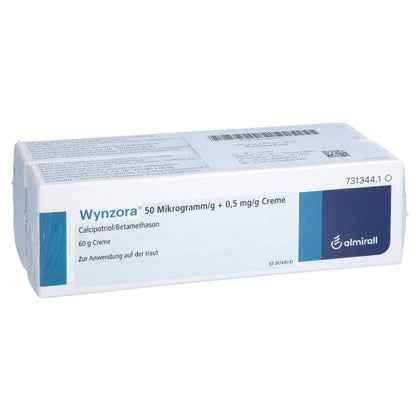WYNZORA 50 Mikrogramm/g + 0,5 mg/g Creme 2X60 g mit E-Rezept kaufen ...